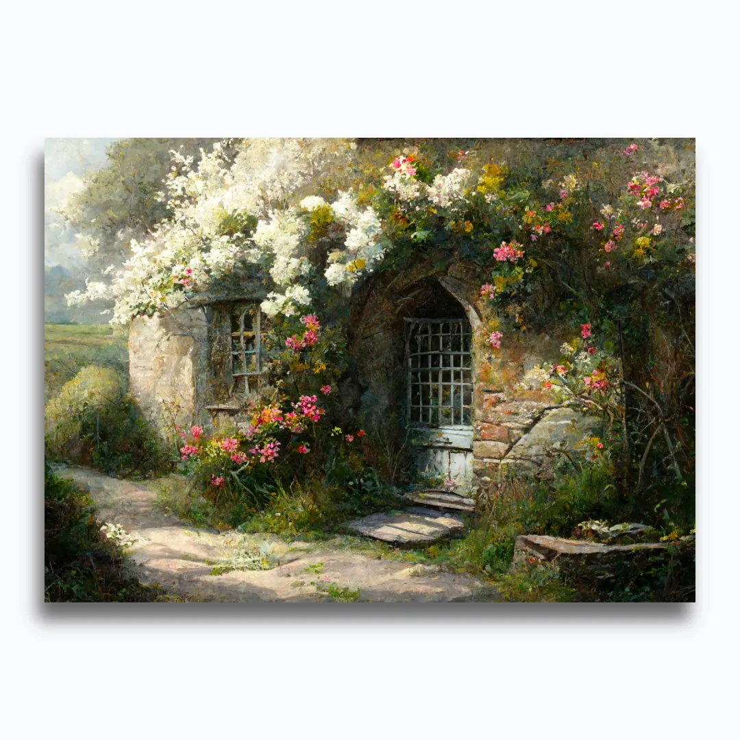 Rose English Cottage Paintings Red English Rose" | Shealeenlouise